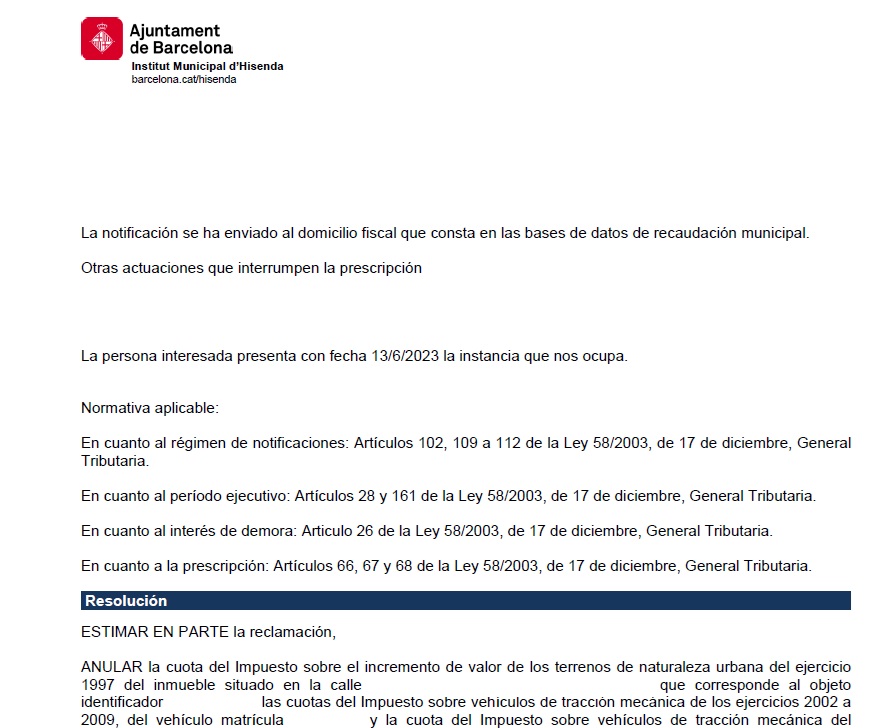 Cómo anular tributos y multas prescritas